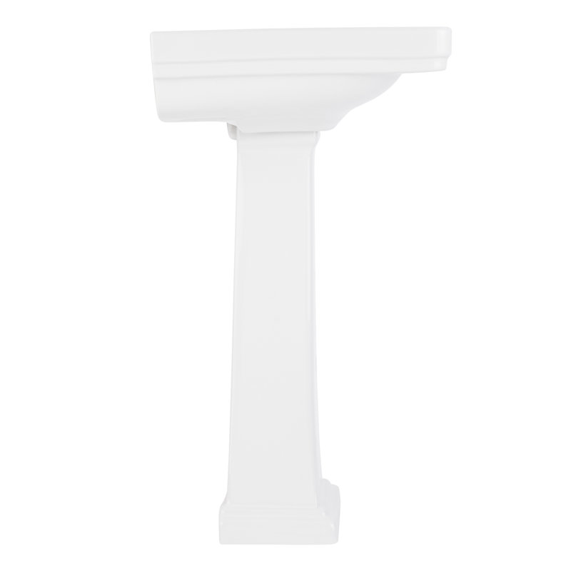 Signature Hardware Key West Porcelain Pedestal Sink & Reviews | Perigold